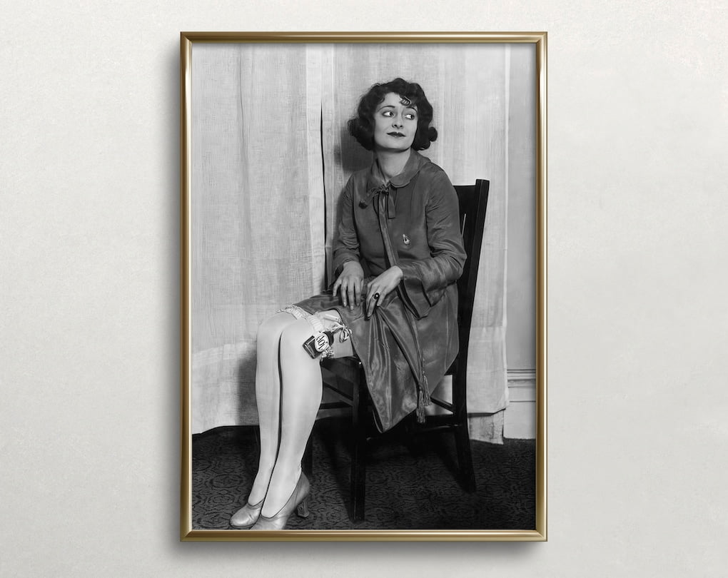 Kna Prints - 1 Pc Poster Prohibition Wall Art, Black And White Art ...