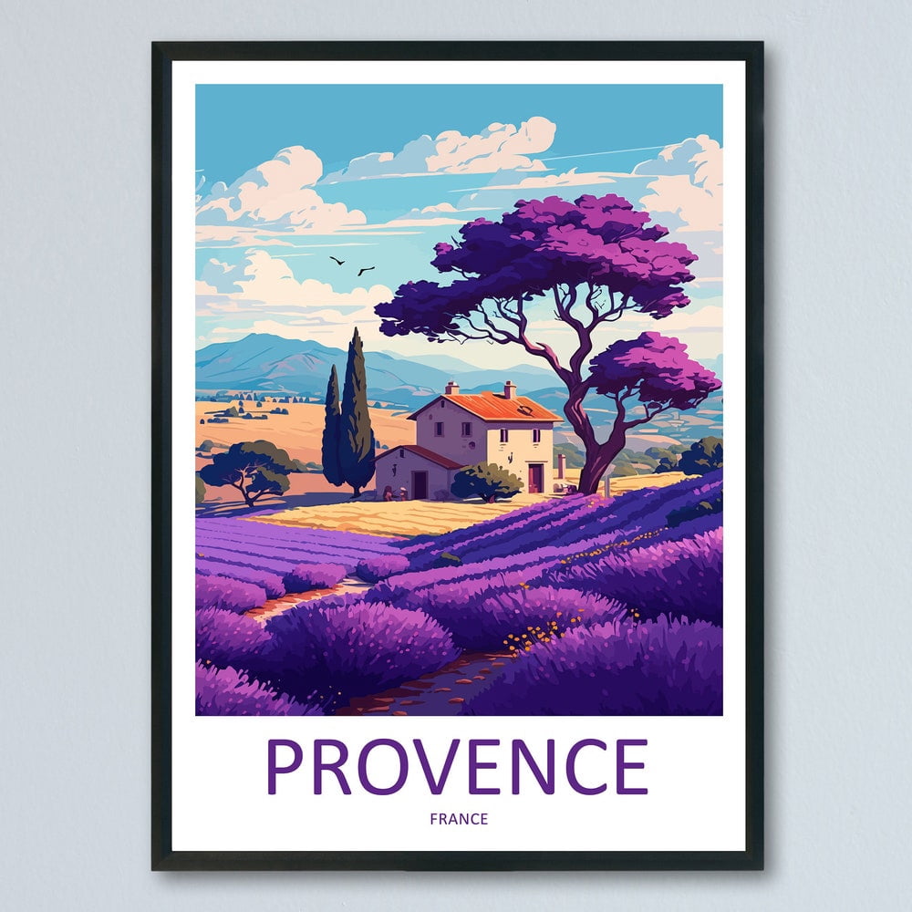 Kna Prints - 1 Pc Poster Provence Travel Wall Art Provence Wall Hanging ...