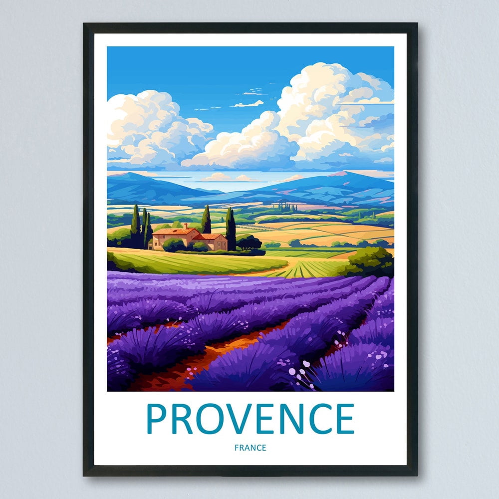 Kna Prints - 1 Pc Poster Provence Travel Wall Art Provence Wall Hanging ...