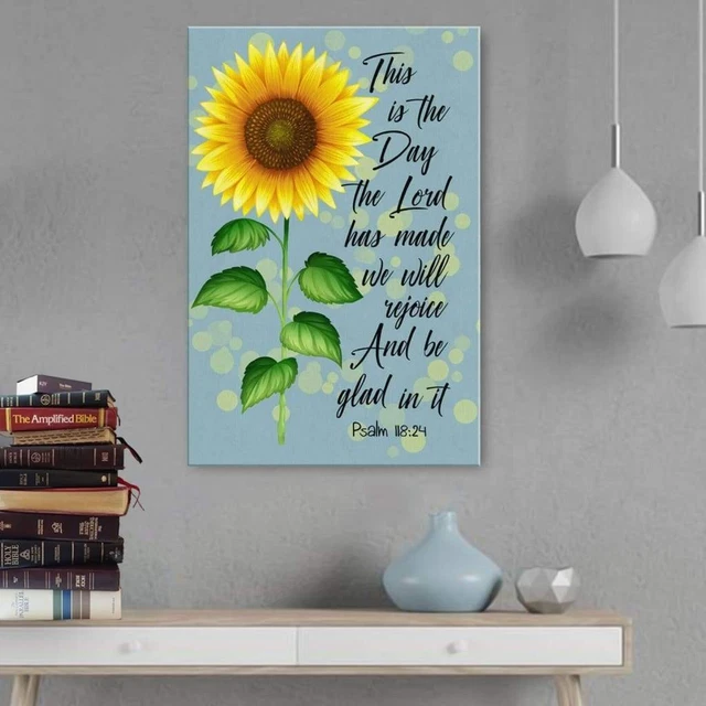 Kna Prints - 1 Pc Poster Psalm 11824 This Is The Day The Lord Has Made ...