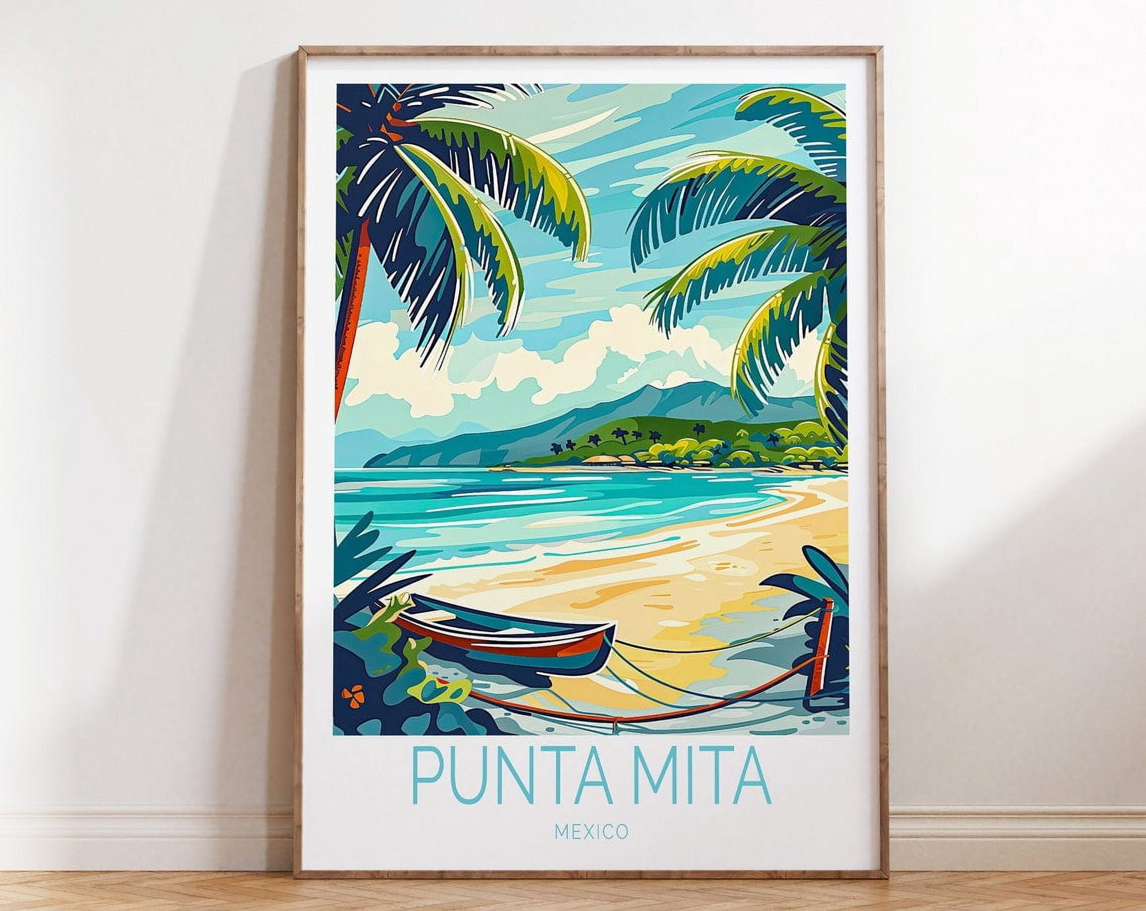 Kna Prints - 1 Pc Poster Pta Mita Travel , Pta Mita Mexico Coastal ...