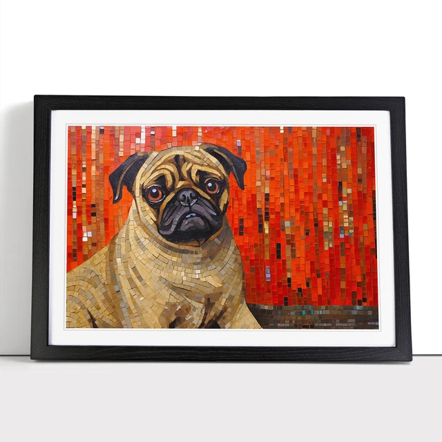 Kna Prints - 1 Pc Poster Pug Art Deco Wall Art Poster Home Decor ...