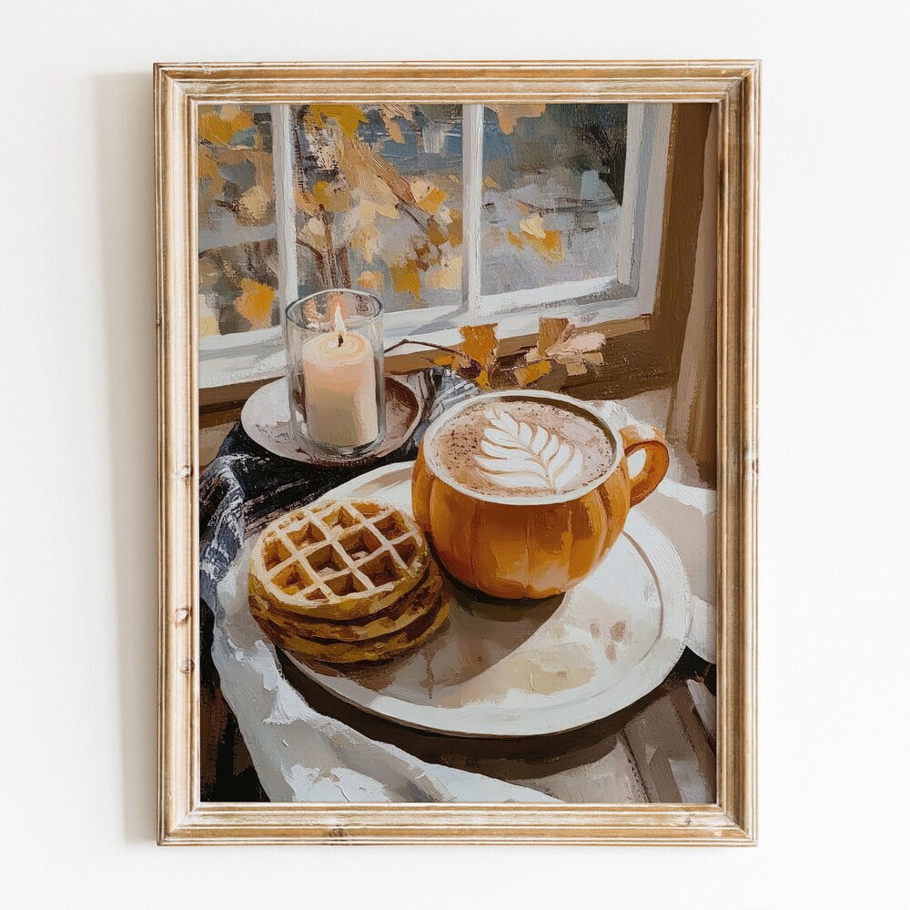 Kna Prints - 1 Pc Poster Pumpkin Spice Latte Girly Printable Wall Art ...