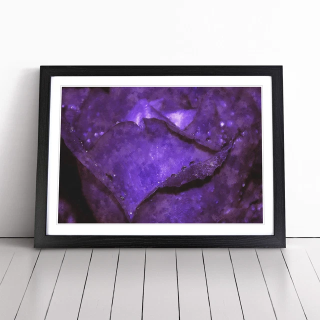 Kna Prints - 1 Pc Poster Purple Rose Flower Vol.4 Wall Poster Decor ...