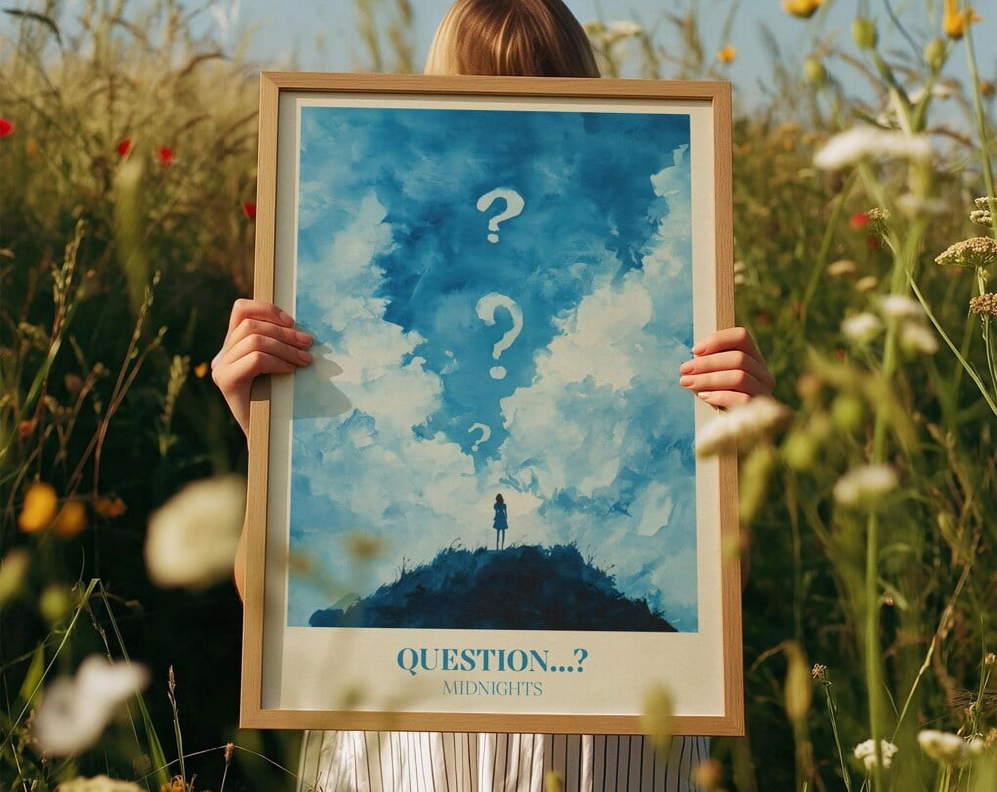 Kna Prints - 1 Pc Poster Question...? Music Wall Art Aesthetic Print ...