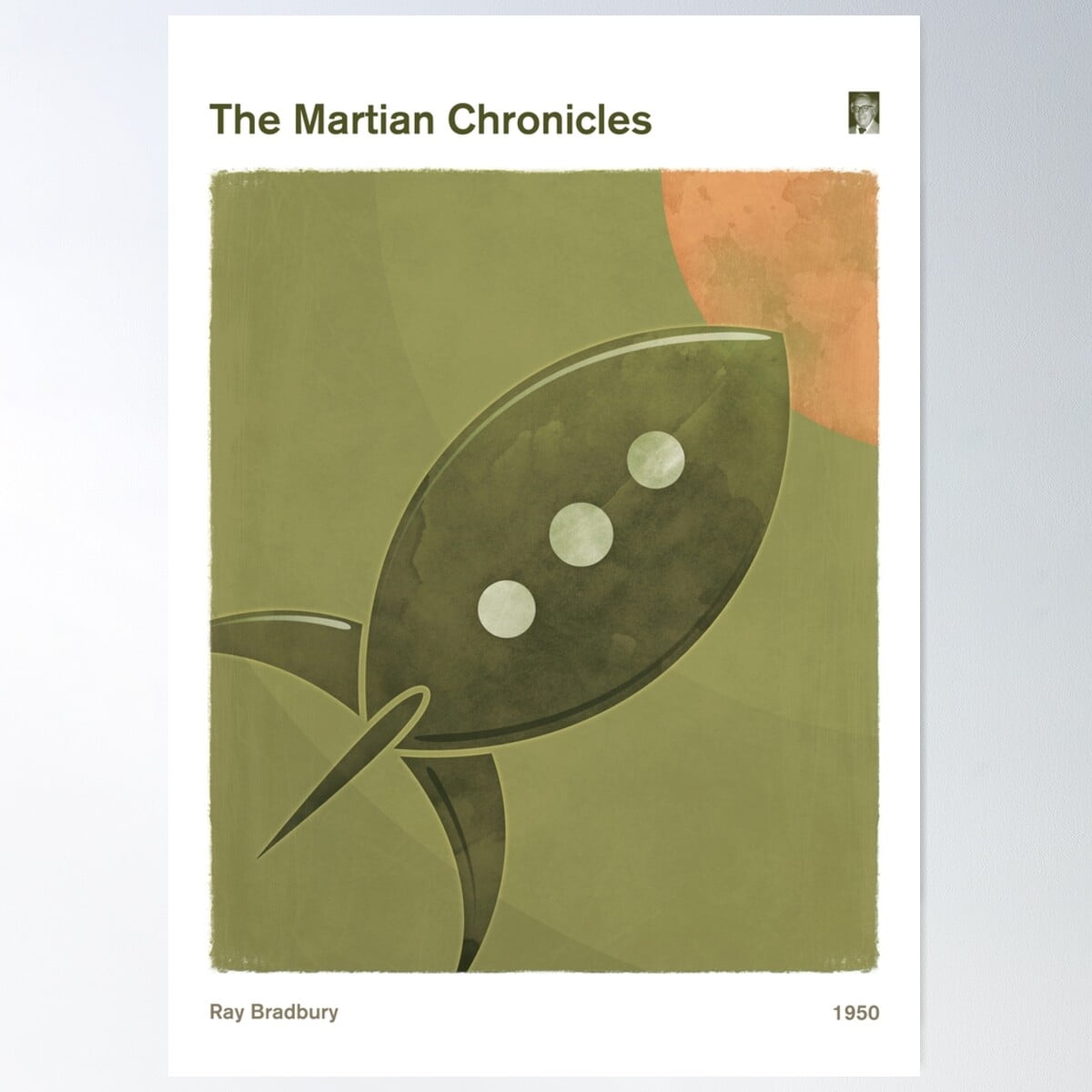 Kna Prints - 1 Pc Poster Ray Bradbury'S The Martian Chronicles Sci Fi ...