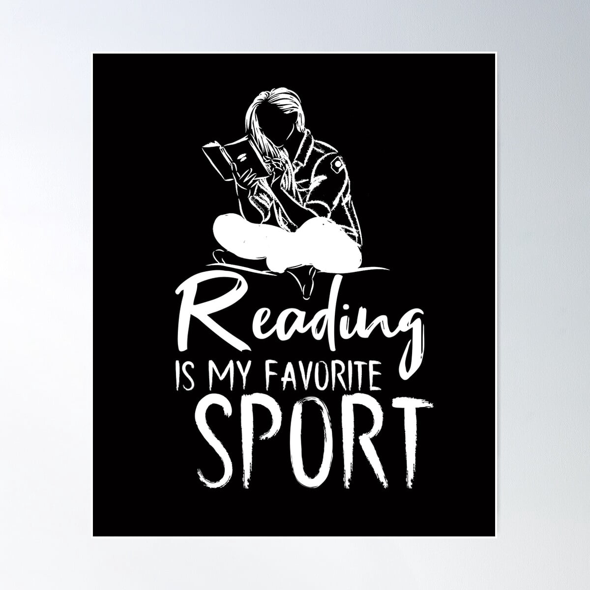 Kna Prints - 1 Pc Poster Reading Is My Favorite Sport Reading-Gift ...