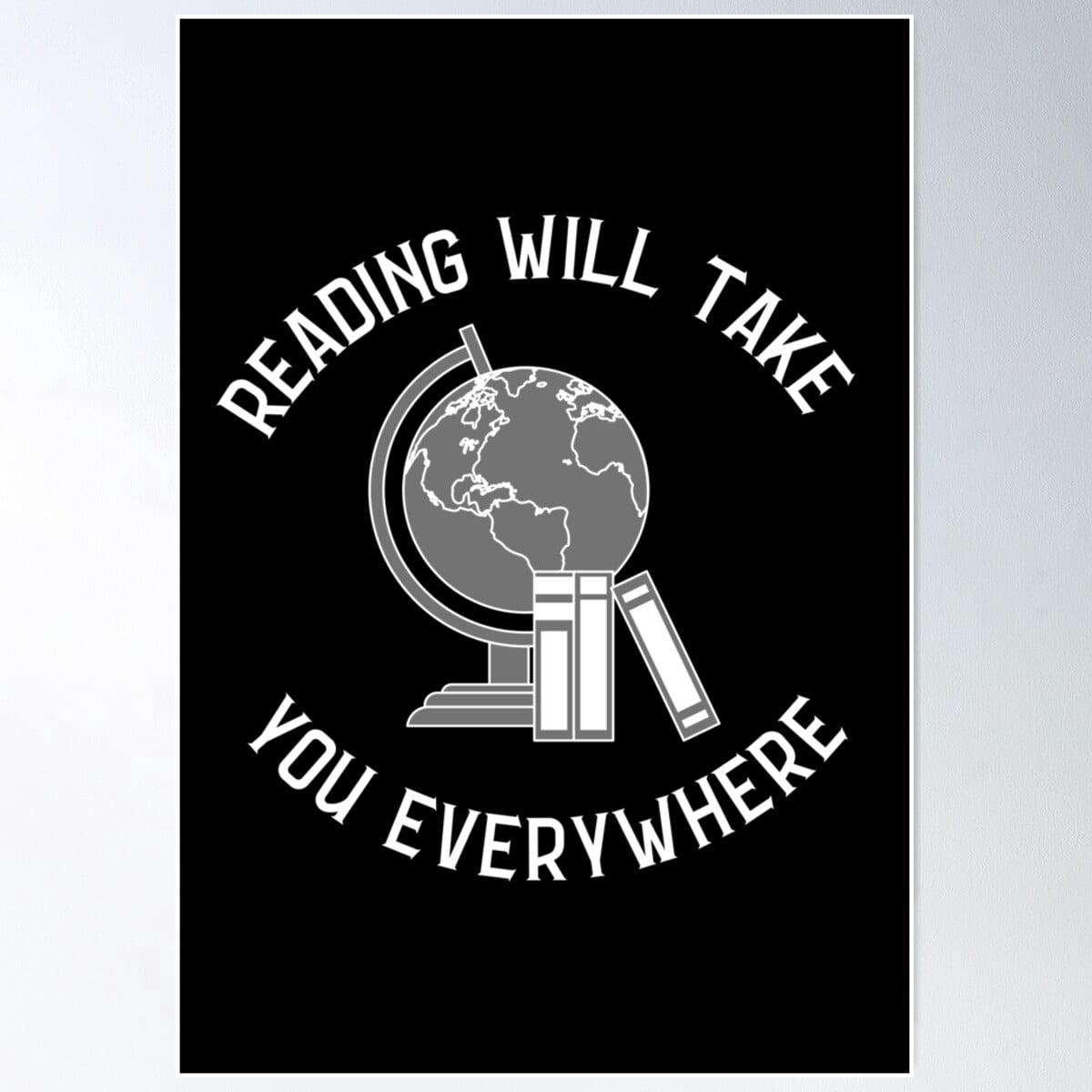 Kna Prints - 1 Pc Poster Reading Will Take You Everywhere Back To ...