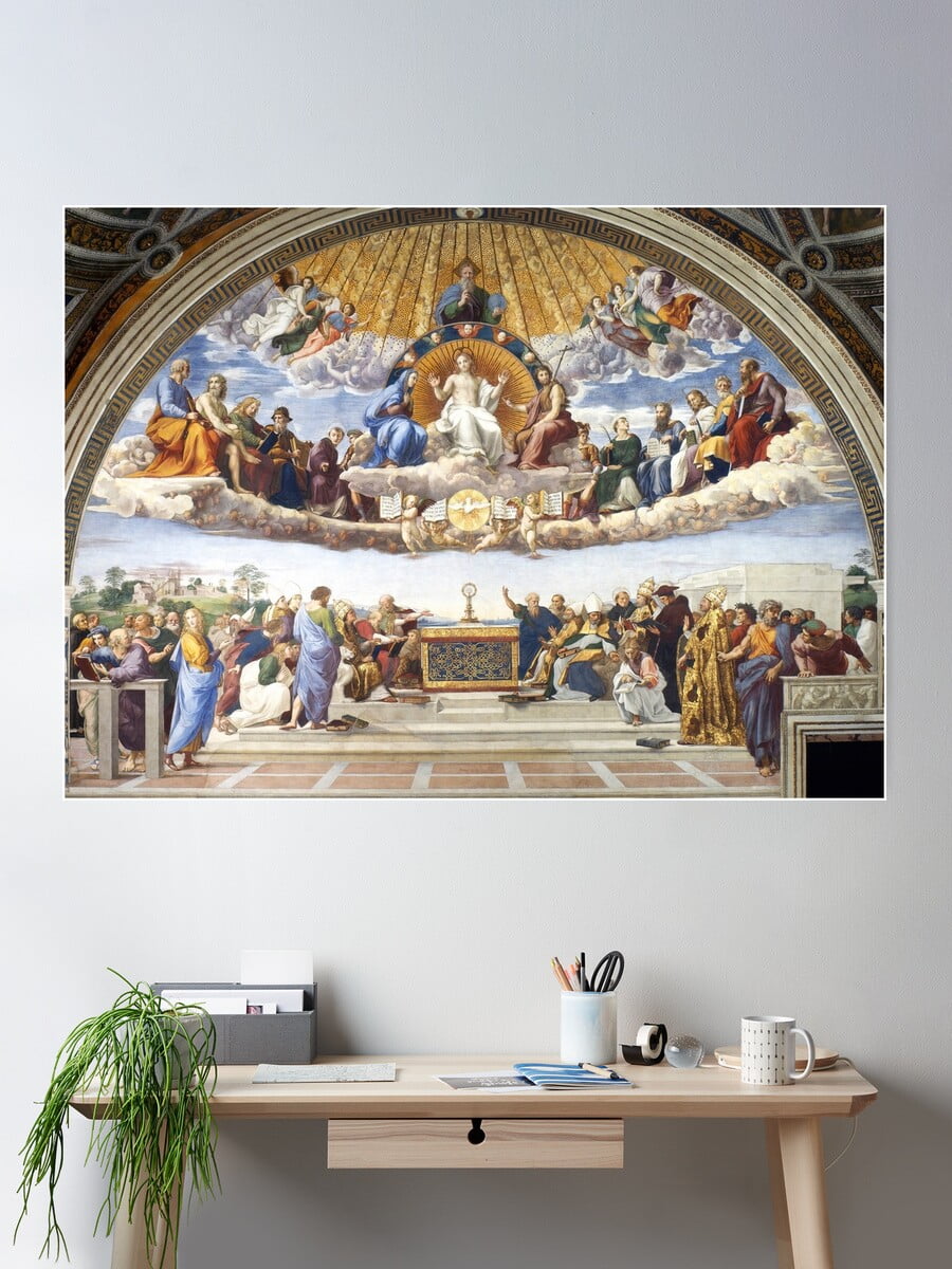 Kna Prints - 1 Pc Poster Renaissance Art Raphael'S Disputation Of The ...