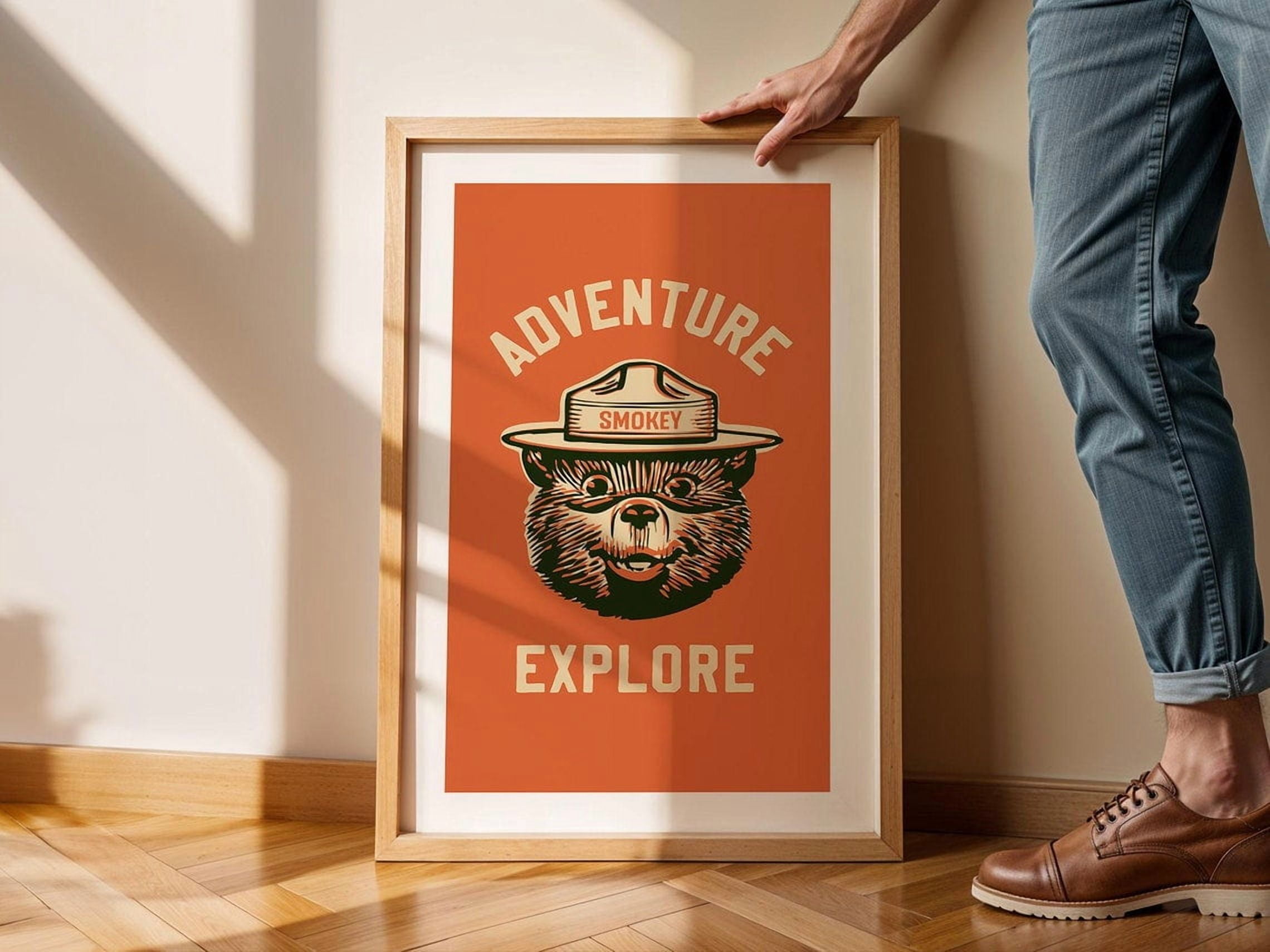 Kna Prints - 1 Pc Poster Retro Camp Print Camping Gift For Friend ...