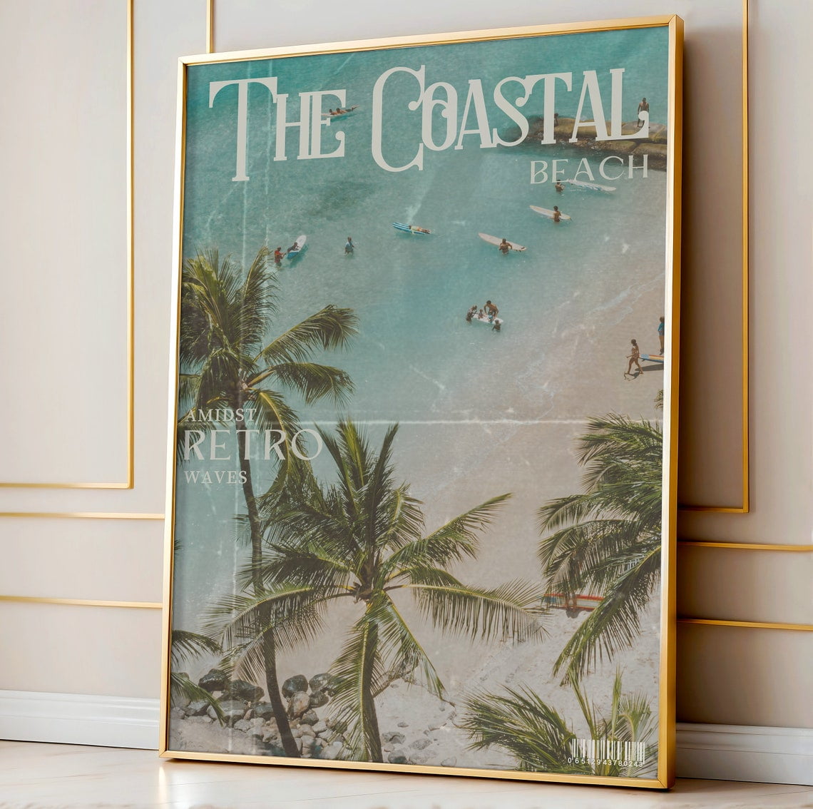 Kna Prints - 1 Pc Poster Retro Coastal Beach Magazine Wall Art, Beachy ...