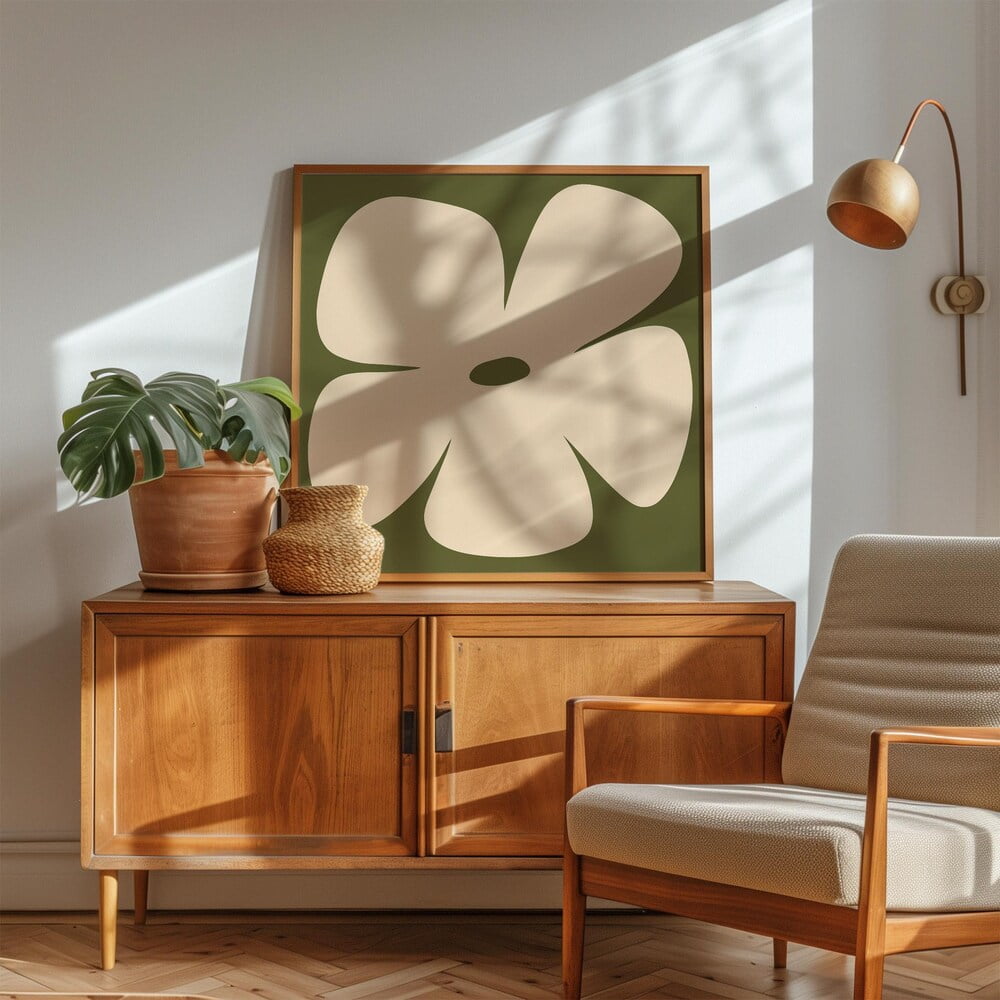 Kna Prints - 1 Pc Poster Retro Daisy Flower Wall Art Print, Forest ...