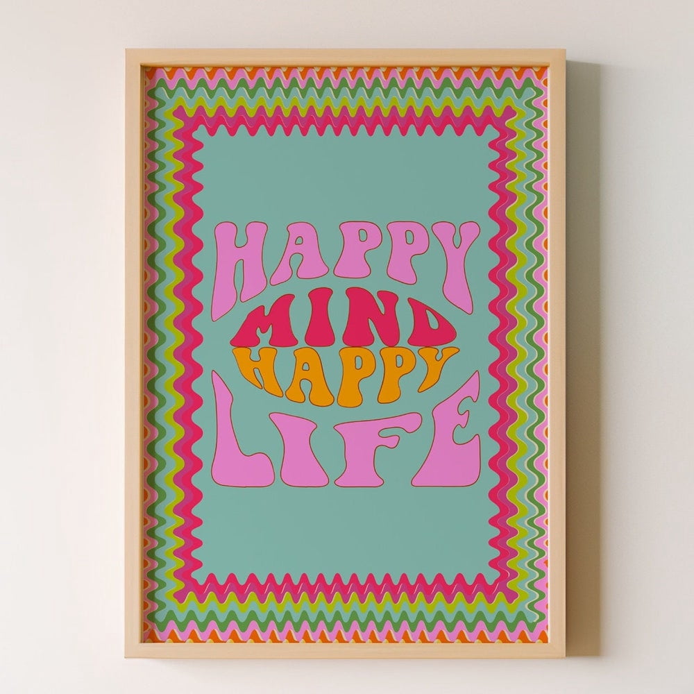 Kna Prints - 1 Pc Poster Retro Inspirational Wall Print, Groovy Print ...