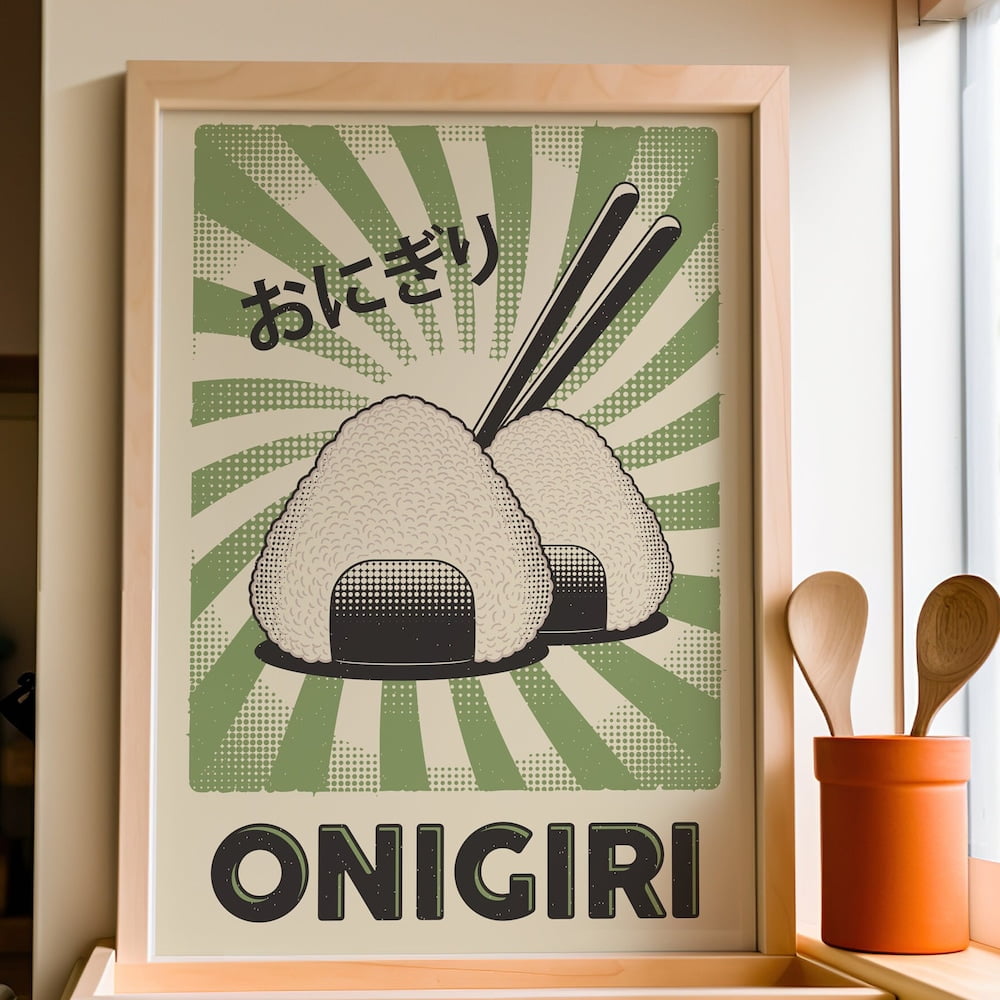 Kna Prints - 1 Pc Poster Retro Japanese Food Print, Retro Wall Print ...