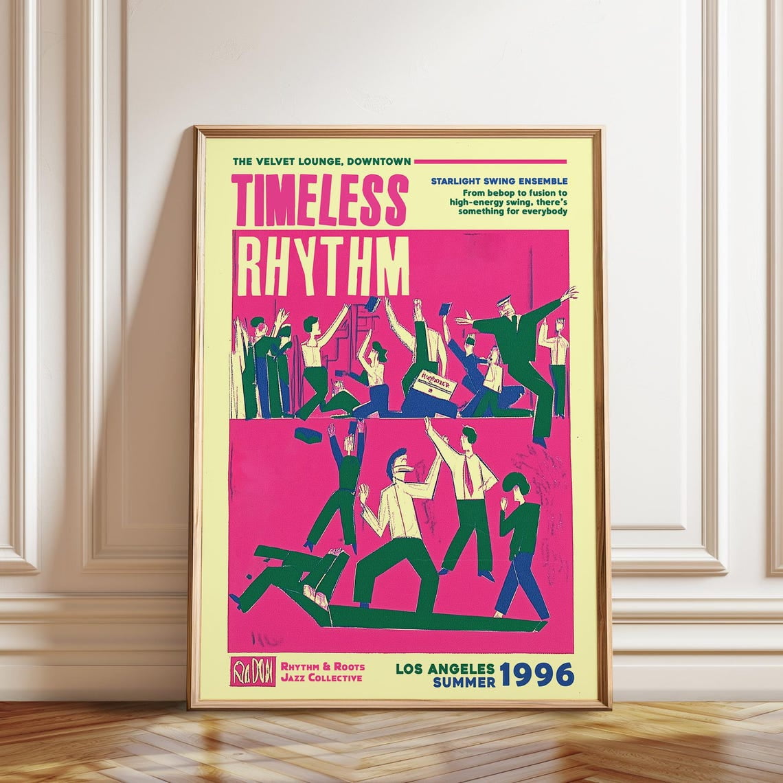 Kna Prints - 1 Pc Poster Retro Jazz 1996 Los Angeles Jazz Music ...