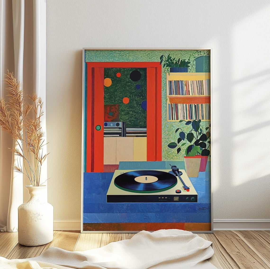 Kna Prints - 1 Pc Poster Retro Music Room, Vinyl , Vintage Music Print ...