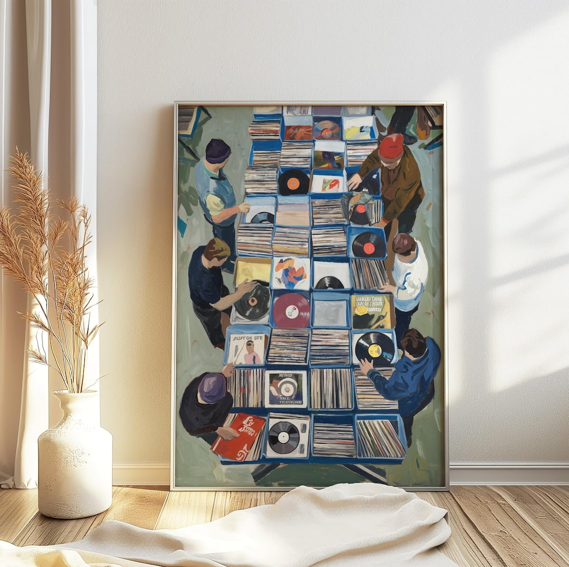 Kna Prints - 1 Pc Poster Retro Vinyl Record Store , Vintage Music Print ...