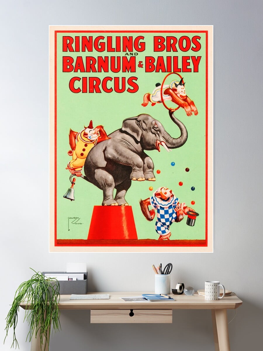 Kna Prints - 1 Pc Poster Ringling Bros Barnum & Bailey Circus Acrobatic ...