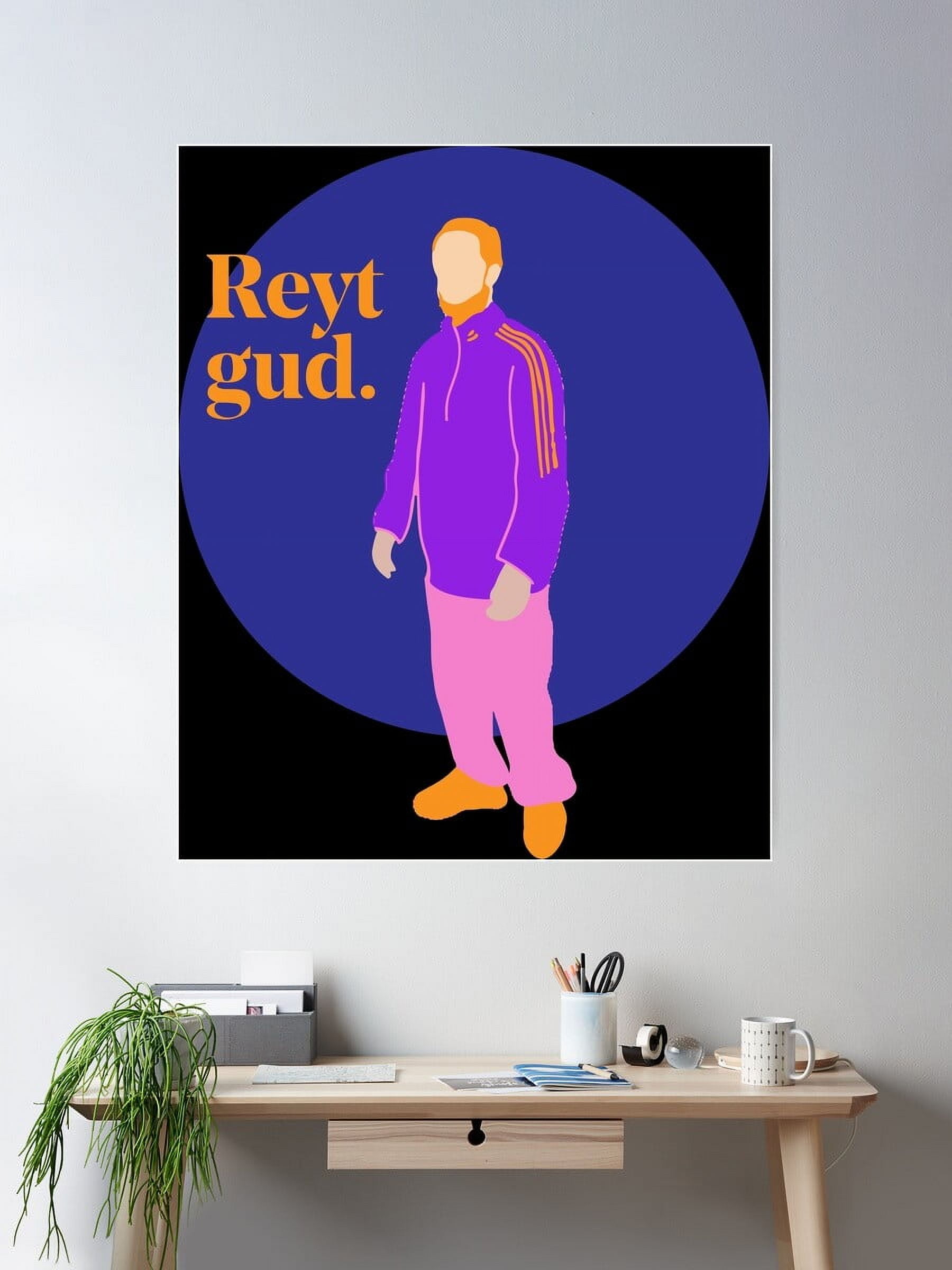 Kna Prints - 1 Pc Poster Robert Patinson Tracksuit Meme, Reyt Gud ...