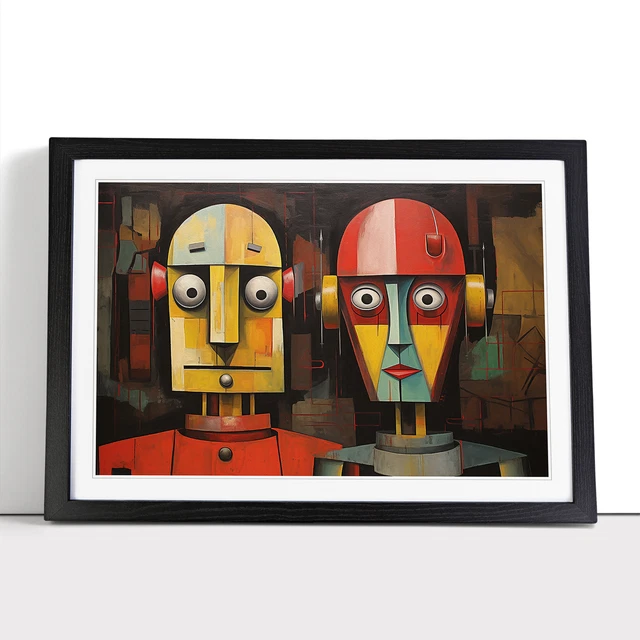 Kna Prints - 1 Pc Poster Robot Constructivism Wall Art Poster Home ...