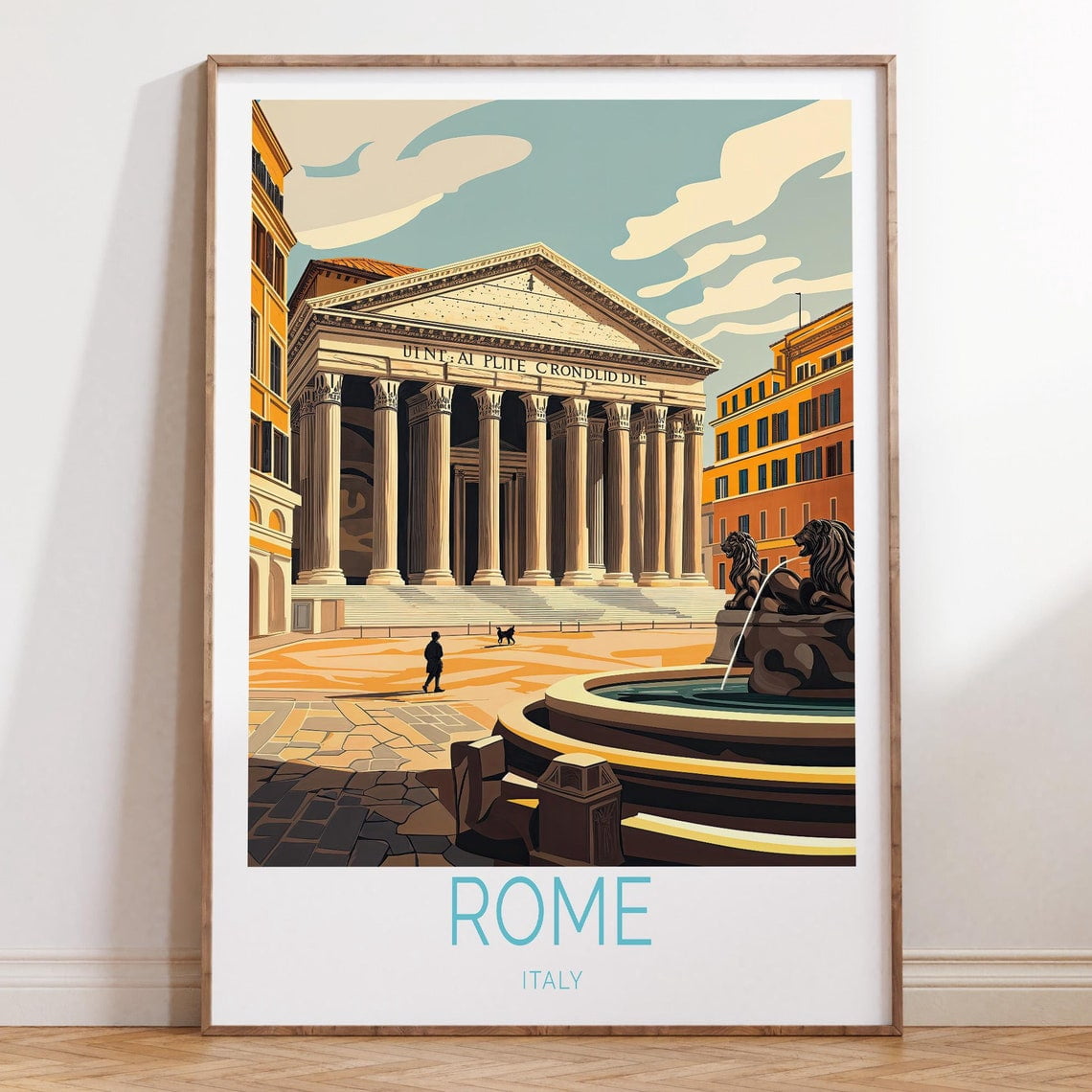 Kna Prints - 1 Pc Poster Rome Italy Travel , Italy Rome City Wall Art ...