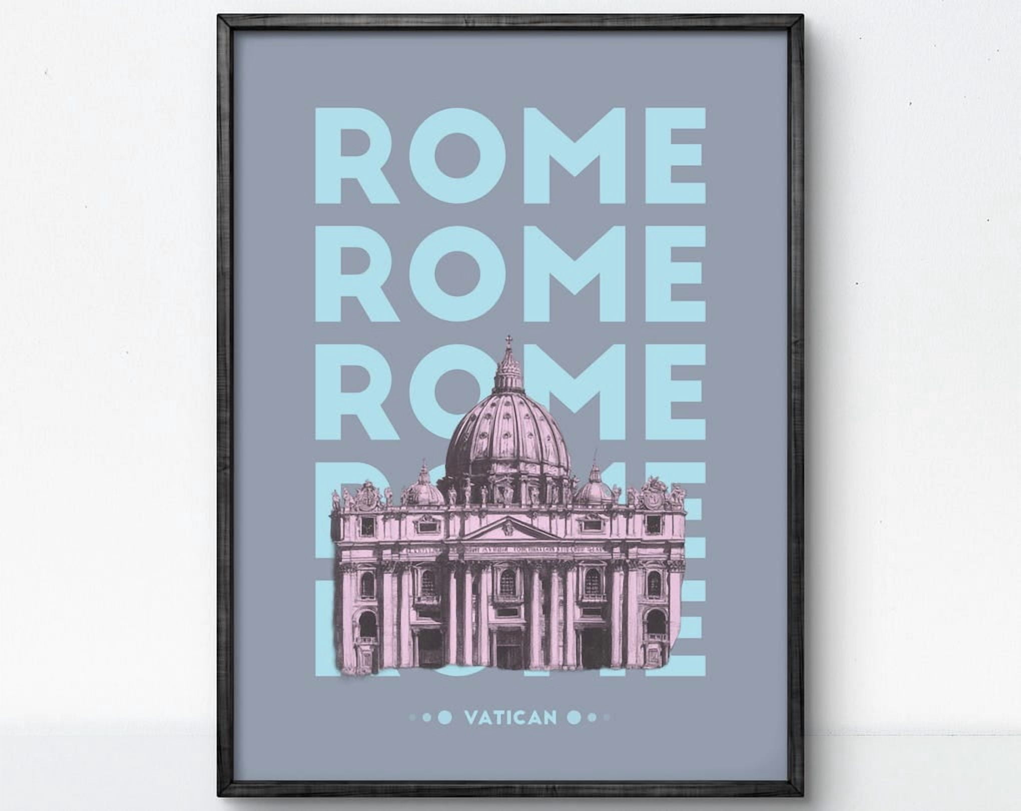 Kna Prints - 1 Pc Poster Rome Vatican Elegant Artwork Highlighting St ...