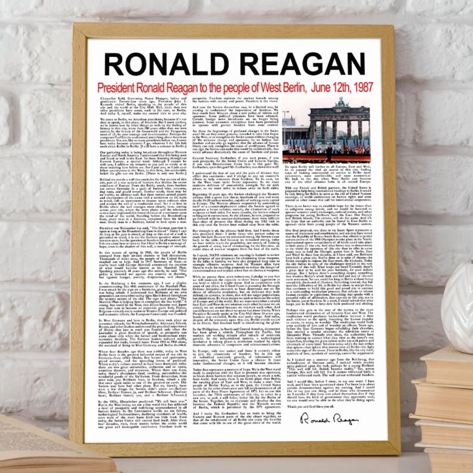 Kna Prints - 1 Pc Poster Ronald Reagan Evil Empire Speech Ronald Reagan ...