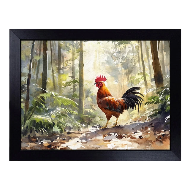 Kna Prints - 1 Pc Poster Rooster Design, UNFRAMED-8x12 - Walmart.com