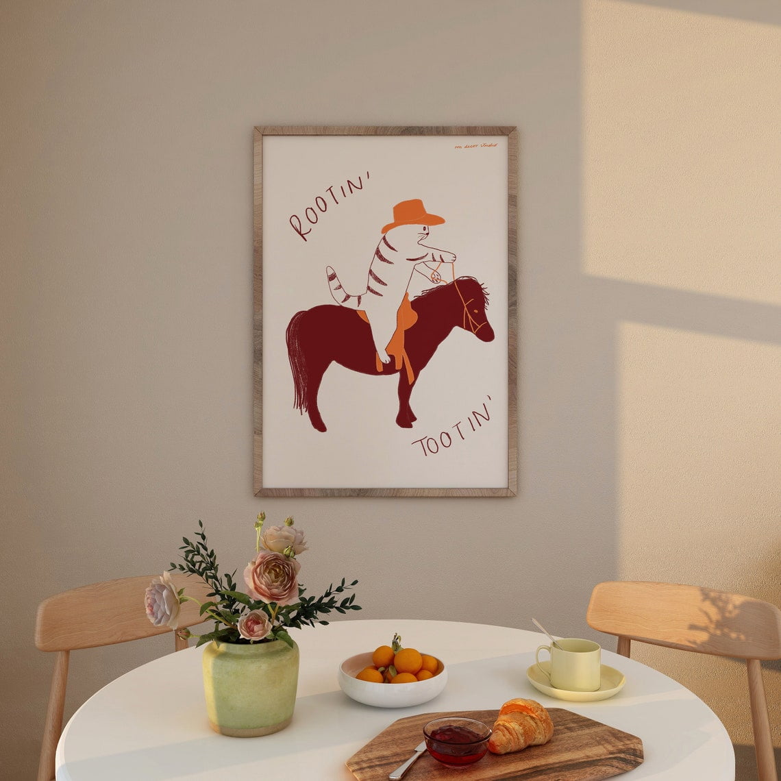 Kna Prints - 1 Pc Poster Rootin' Tootin' Catboy Art Print, Vintage ...