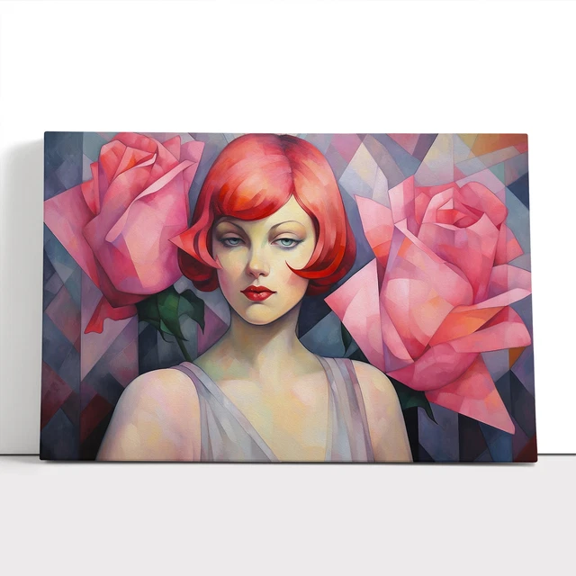Kna Prints - 1 Pc Poster Rose Art Deco Wall Art Poster Home Decor ...