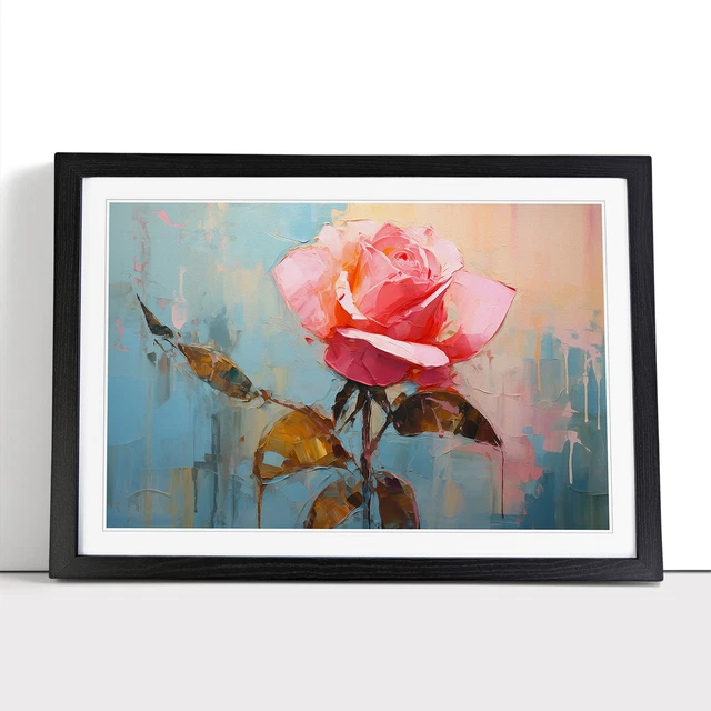 Kna Prints - 1 Pc Poster Rose Gestural No.3 Wall Art Poster Home ...