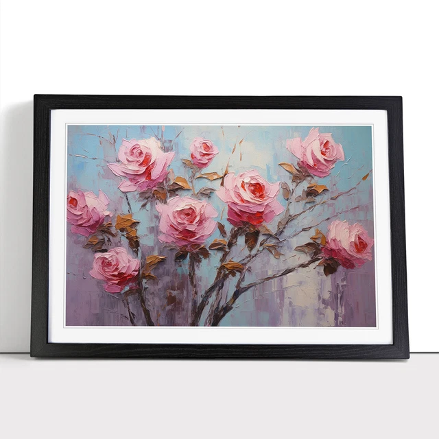 Kna Prints - 1 Pc Poster Rose Palette Knife No.4 Wall Art Poster Home ...