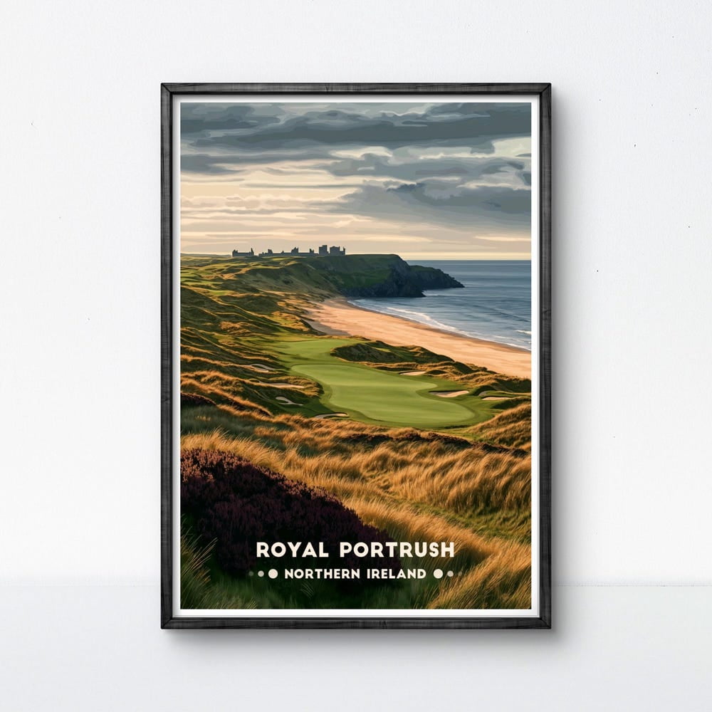 Kna Prints - 1 Pc Poster Royal Portrush Golf Poster, Northern Ireland ...