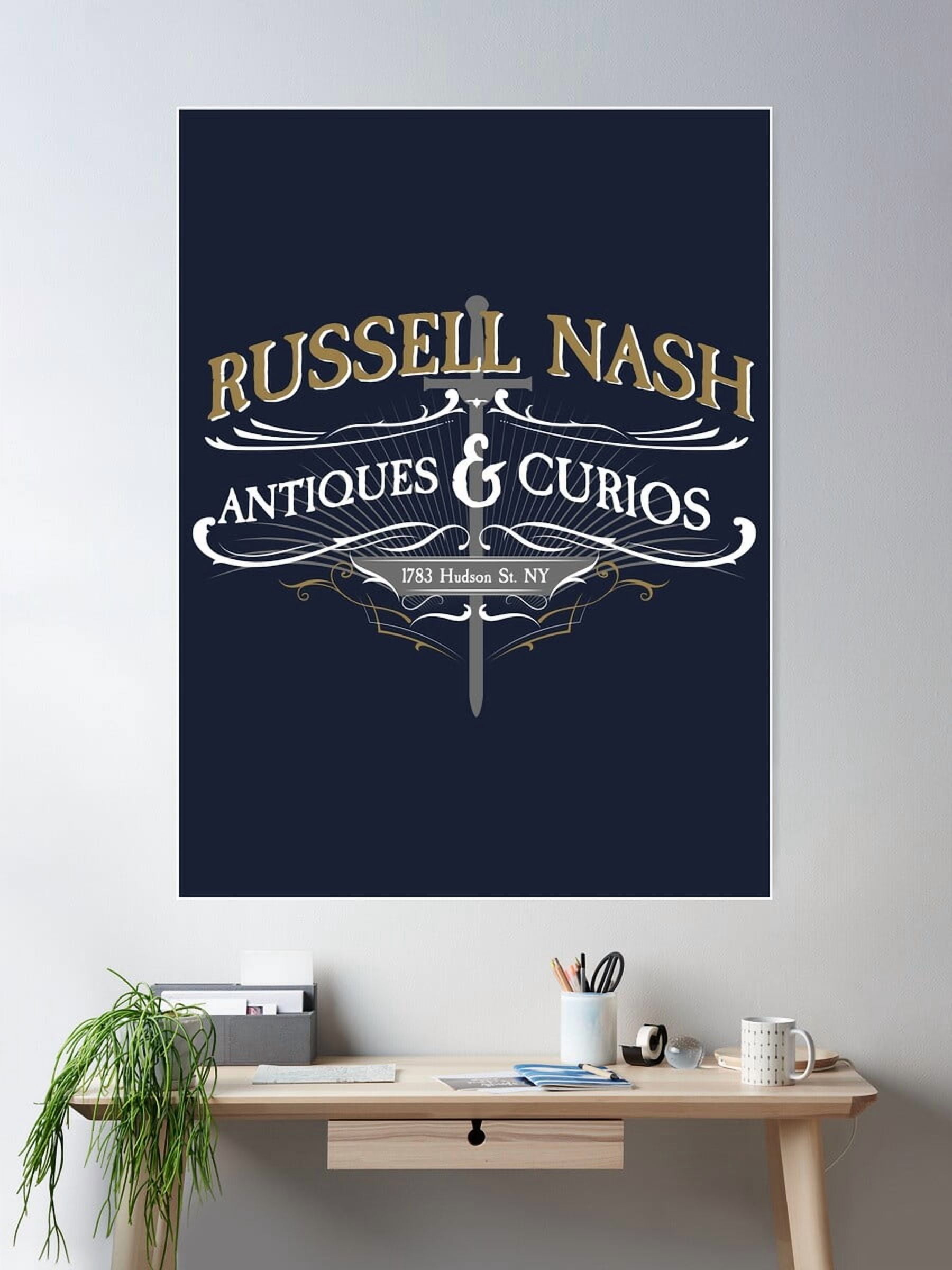 Kna Prints - 1 Pc Poster Russell Nash Antiques And Curios, UNFRAMED ...