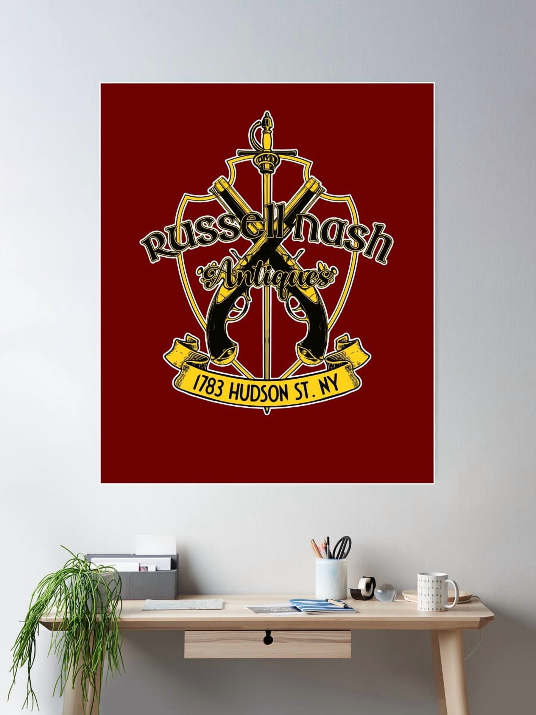 Kna Prints - 1 Pc Poster Russell Nash Antiques Black And Yellow ...