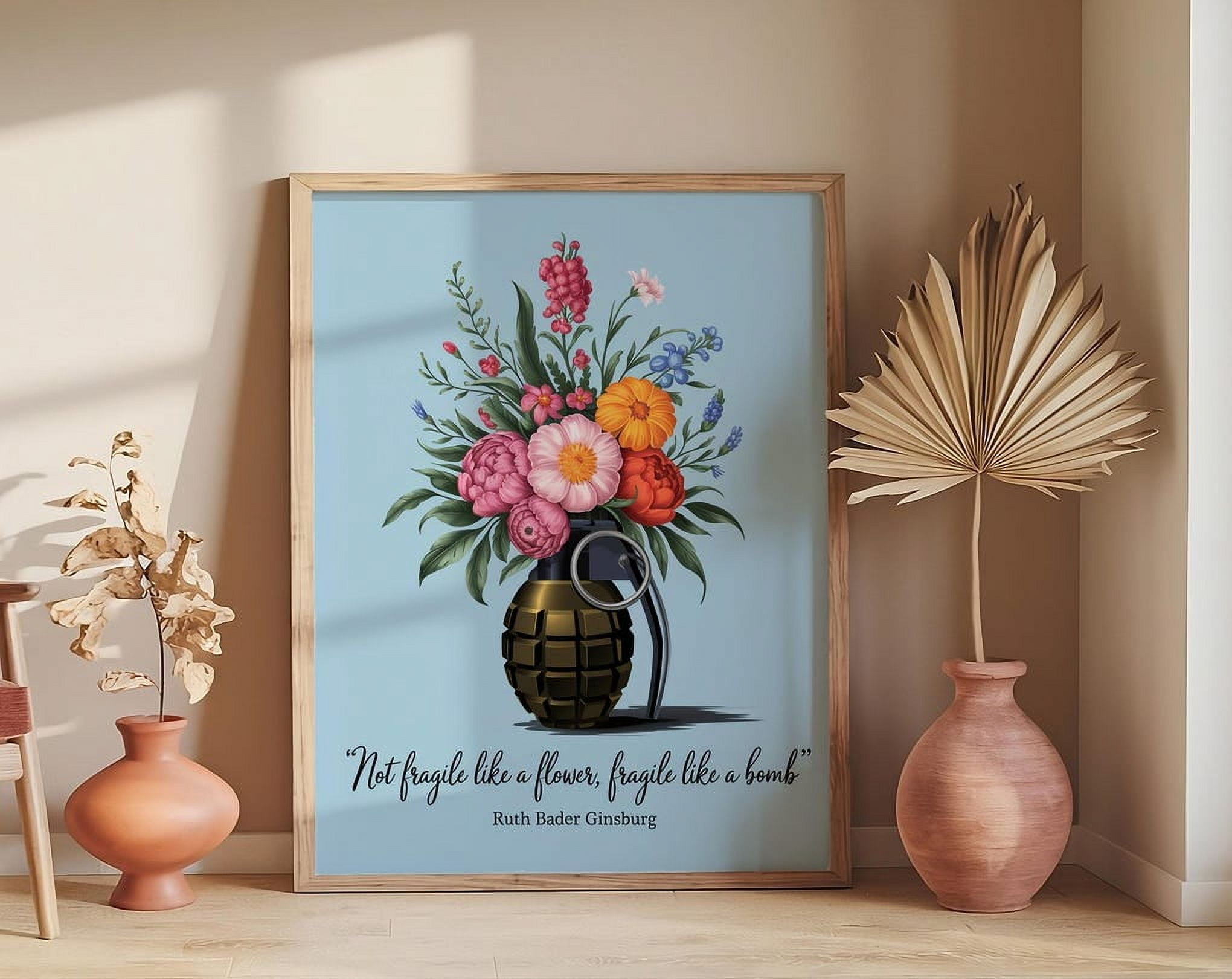 Kna Prints - 1 Pc Poster Ruth Bader Ginsburg Quote Art, Inspirational ...