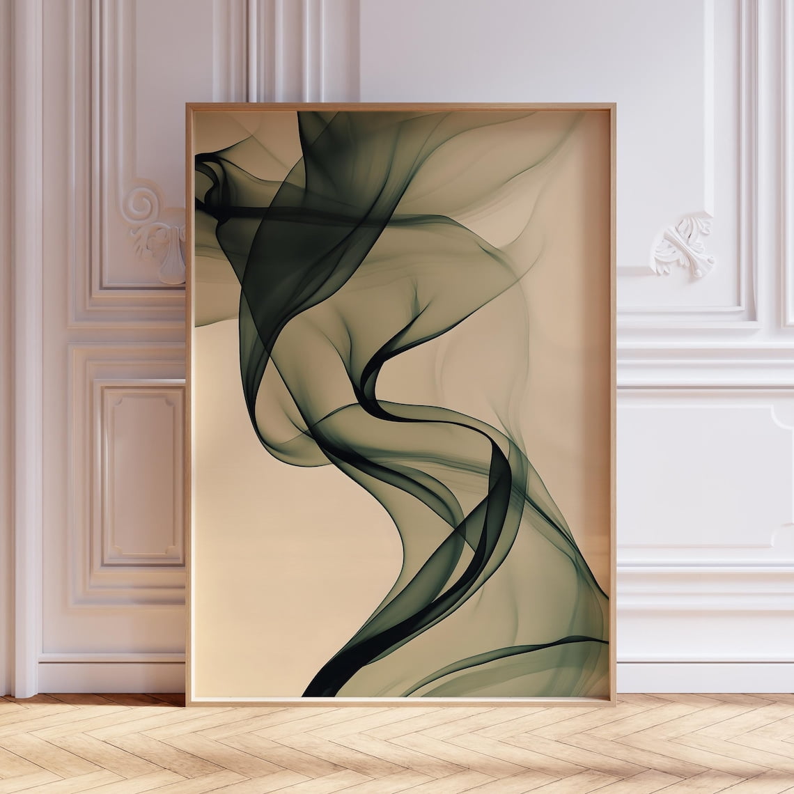 Kna Prints - 1 Pc Poster Sage Green Aesthetic Modern Wall Art, Mid ...