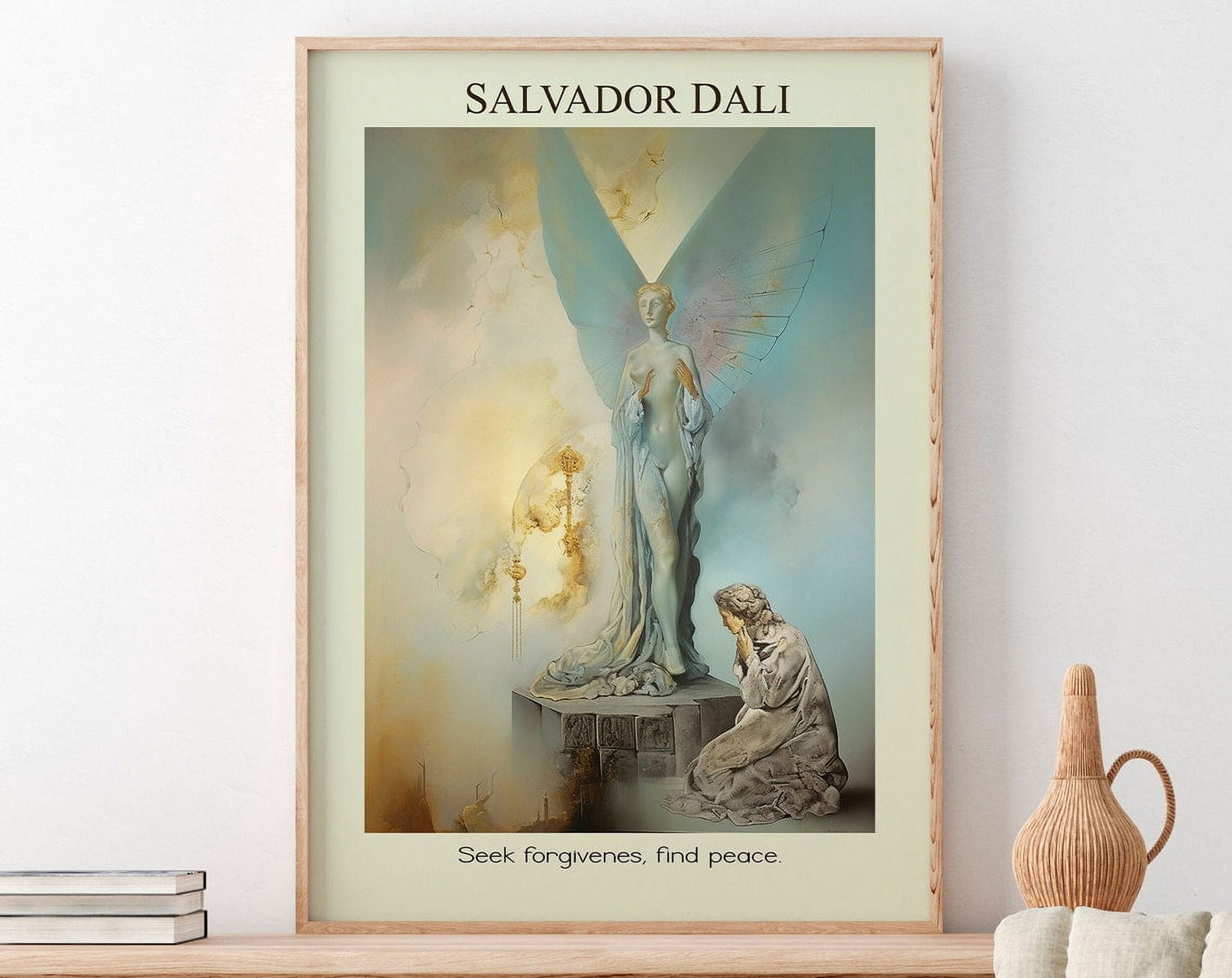 Kna Prints - 1 Pc Poster Salvador Dali, Find Peace , Salvador Dali ...