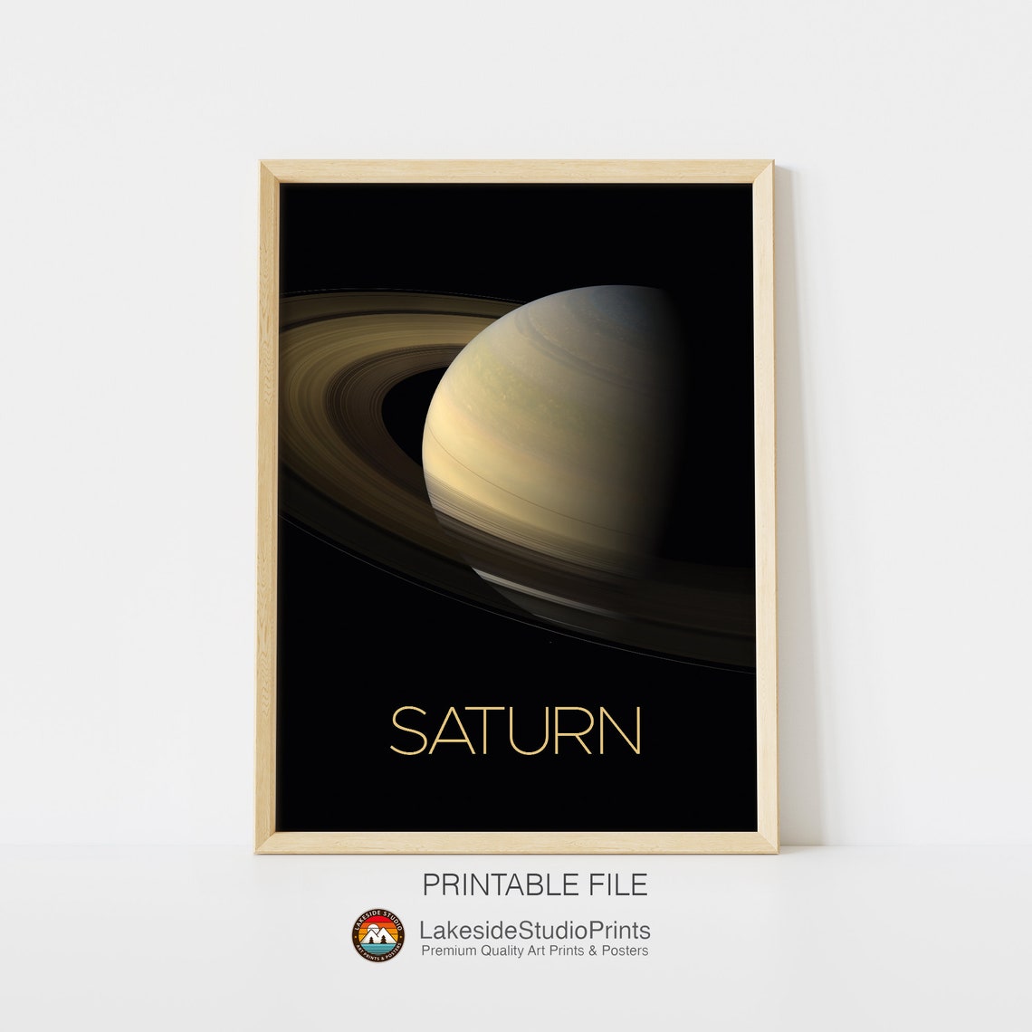 Kna Prints - 1 Pc Poster Saturn Nasa Space Travel Instant Download ...