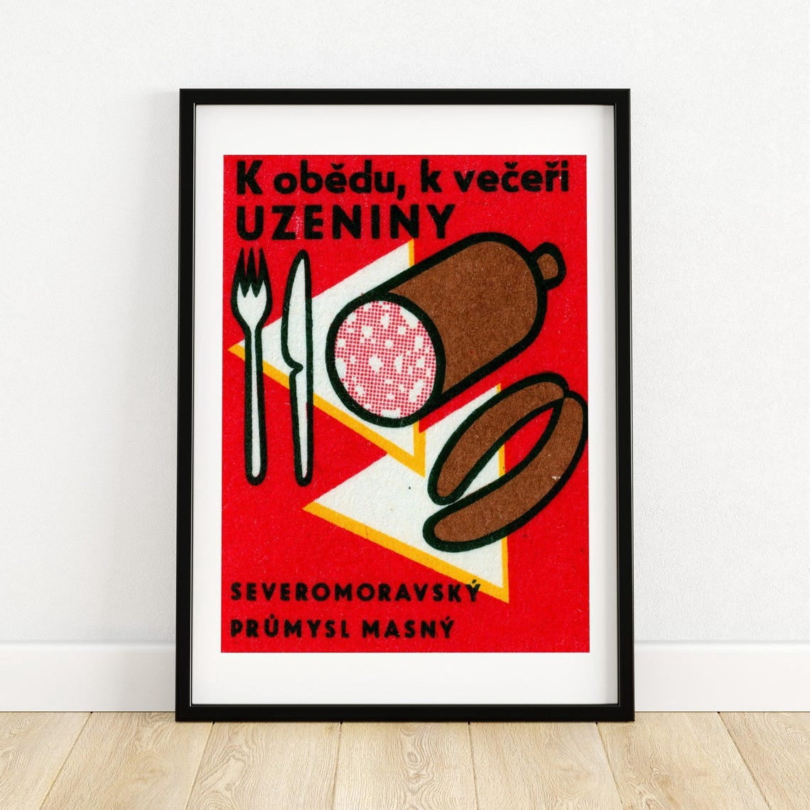 Kna Prints - 1 Pc Poster Sausage And Cured Meats Matchbox Print ...