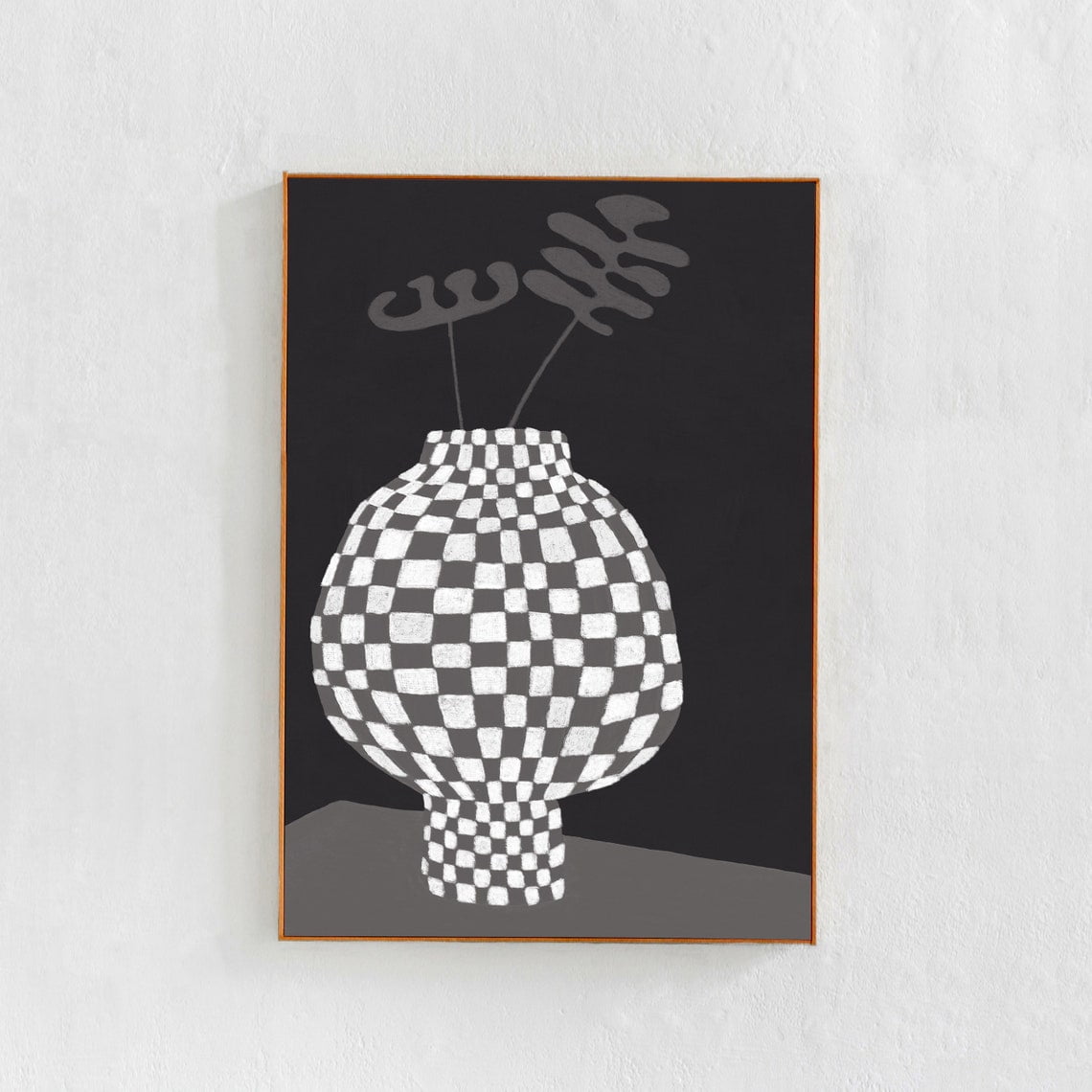 Kna Prints - 1 Pc Poster Scandi Modern Checkered Home Decor: Able Art ...