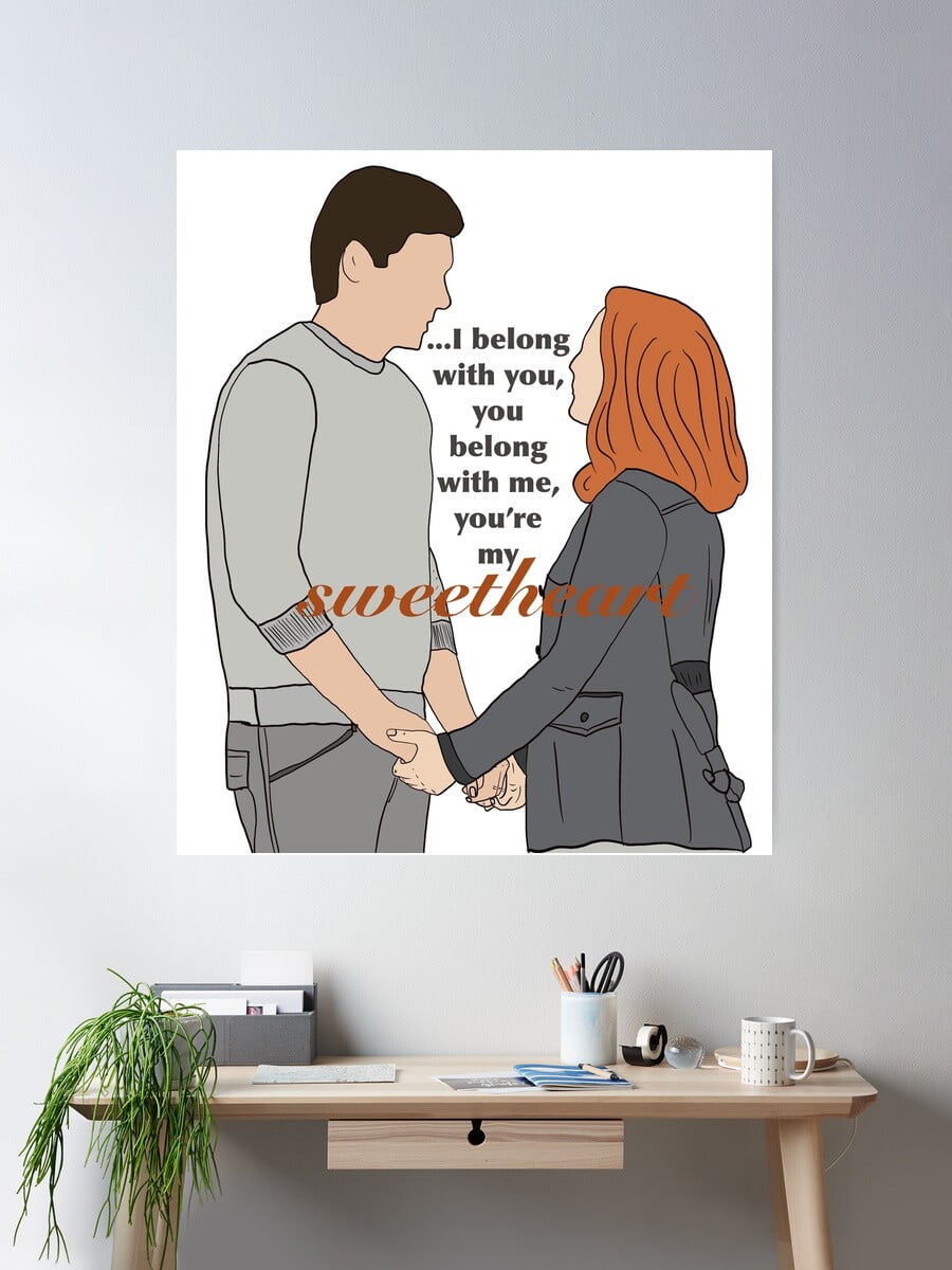 Kna Prints - 1 Pc Poster Scully & Mulder, UNFRAMED-12x18 - Walmart.com