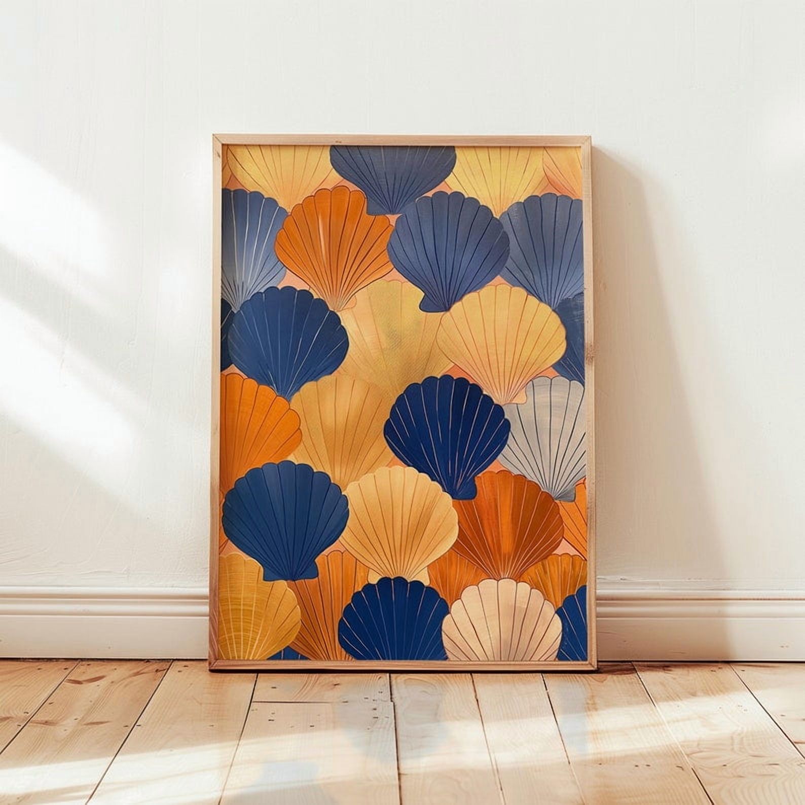 Kna Prints - 1 Pc Poster Seashell Coastal Wall Art Downloadable Prints ...