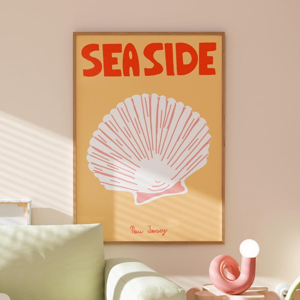 Kna Prints - 1 Pc Poster Seaside Poster, Preppy Travel Wall Art ...