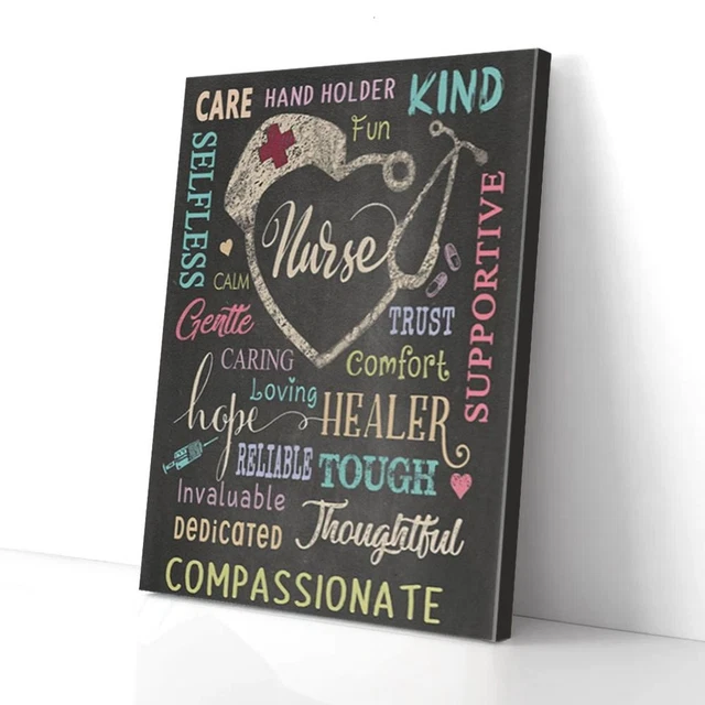 Kna Prints - 1 Pc Poster Selfless Nurse Supportive Care, UNFRAMED-16x24 ...