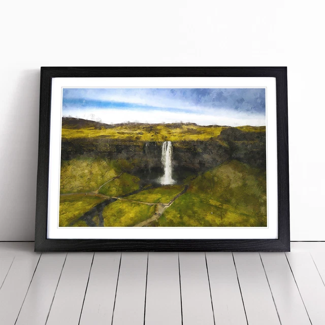 Kna Prints - 1 Pc Poster Seljalandsfoss Waterfall In Iceland Vol.1 Wall ...