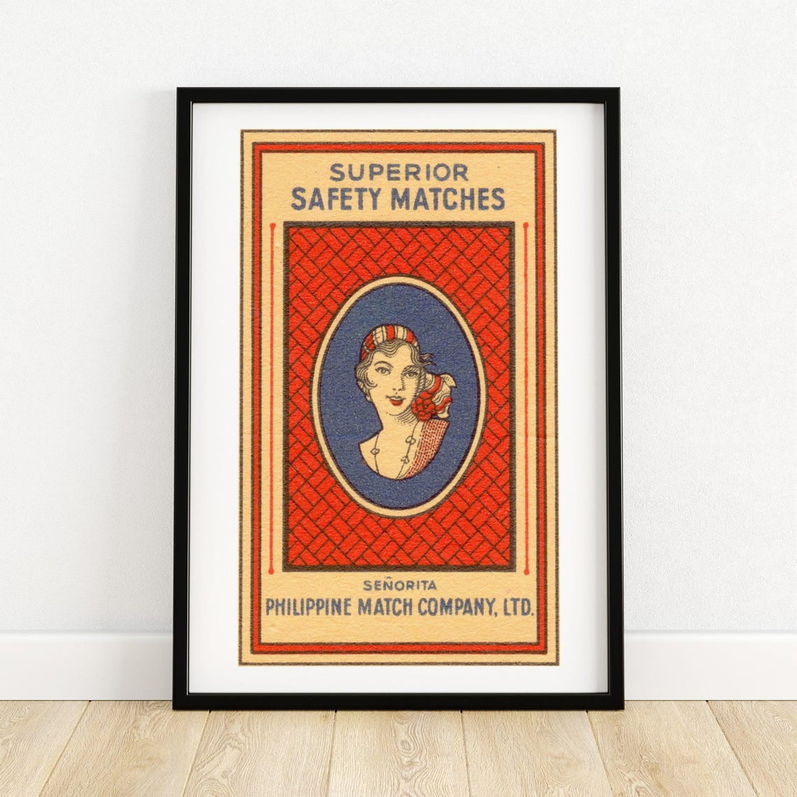 Kna Prints - 1 Pc Poster Senorita Matchbox Art Print Vintage Philippine ...