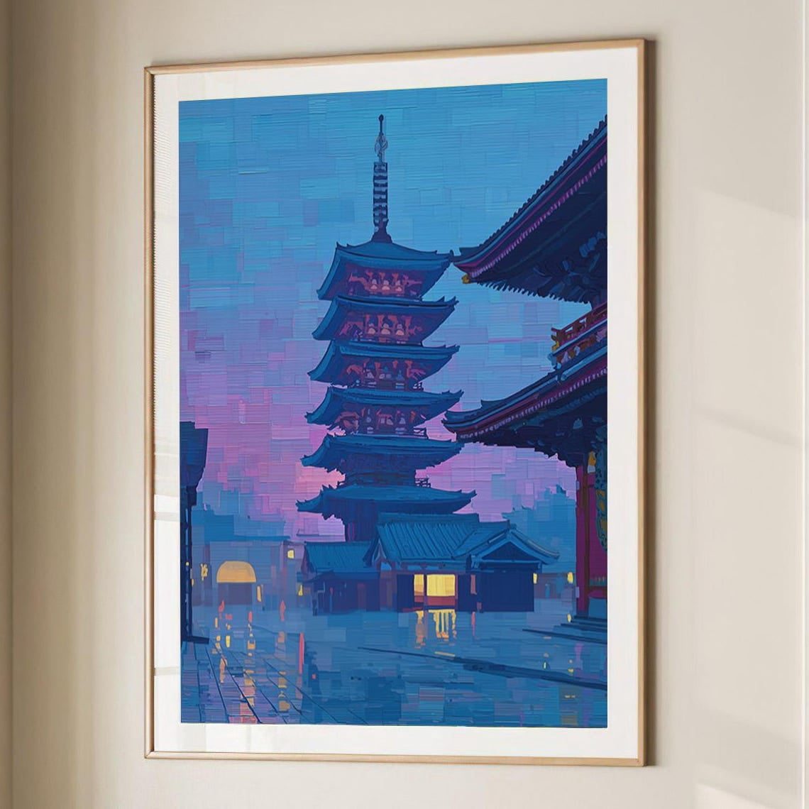 Kna Prints - 1 Pc Poster Sensoji Temple Asakusa Japan Historical ...