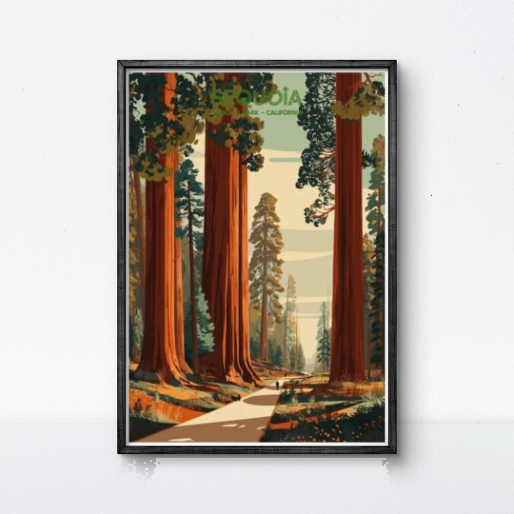 Kna Prints - 1 Pc Poster Sequoia National Park Poster California Wall ...