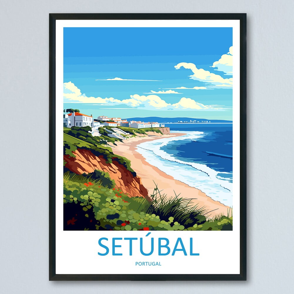 Kna Prints - 1 Pc Poster Setúbal Travel Wall Art Setúbal Wall Hanging ...